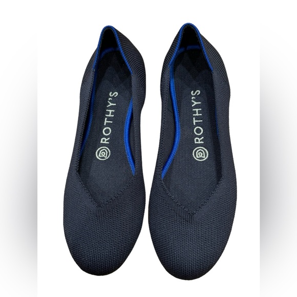Rothy's | Shoes | Rothys The Flat Womens Size Maritime Navy Round Toe ...
